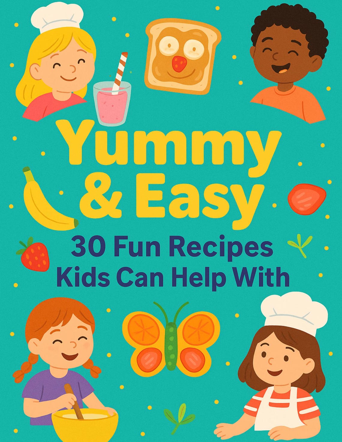 Printable Kids Recipe Book – 30 Easy & Fun Recipes - Etsy