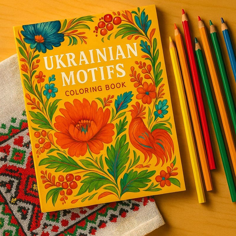 Ukrainian Coloring - Etsy UK