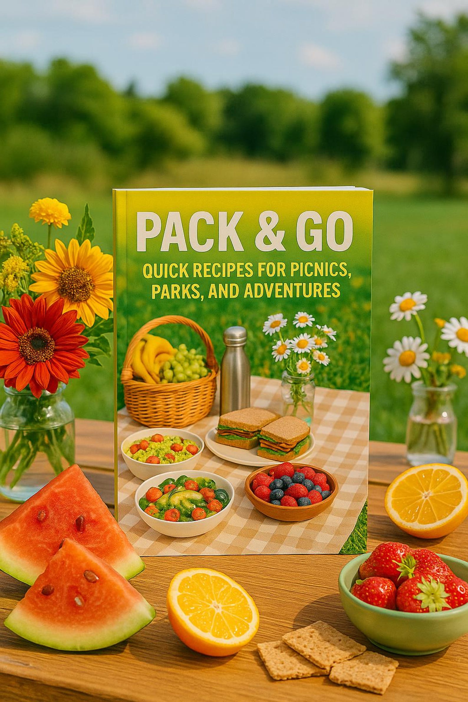 Printable Picnic Recipe Book – 20 Quick & Easy Outdoor Meals for Parks ...
