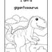 Dinosaur Coloring Book for Kids | Printable PDF | Cute Dino Pages | Fun ...