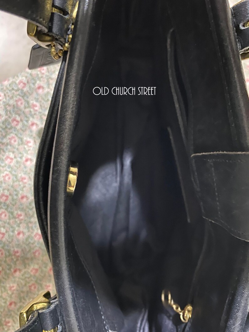 Vintage Coach Chelsea Satchel 6007 Leather Tote Handbag Purse Bag ...