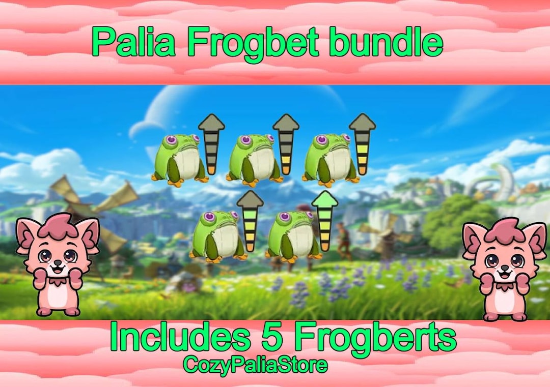 Palia Frogbert Plushies Bundle - Etsy