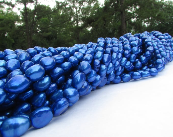 8-9mm Dark Blue Pearl,blue Pearl,freshwater Pearl,rice Pearl,cultured ...