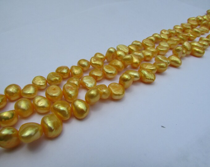 Orange Yellow Pearl,yellow Pearl,orange Pearl,baroque Pearl,freshwater ...