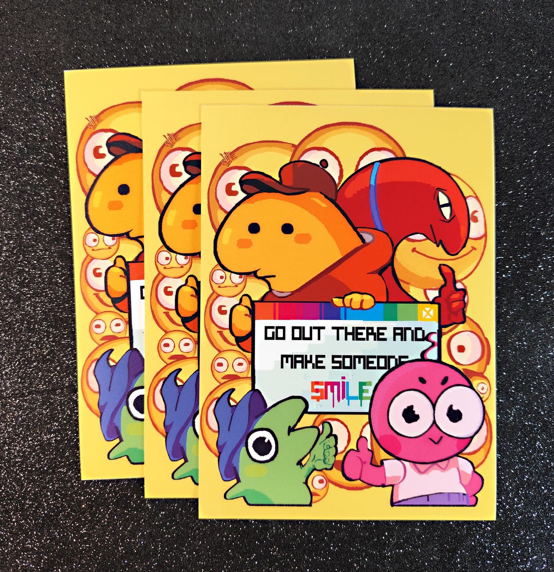 Smiling Friends Print - Etsy