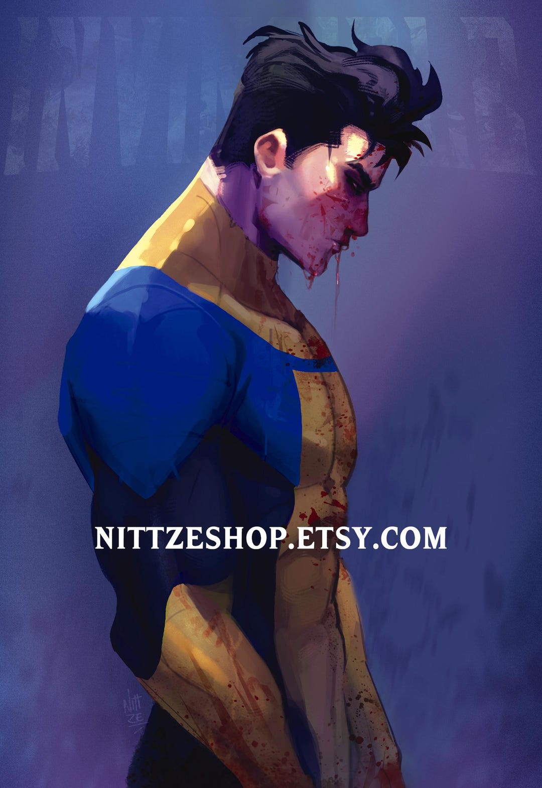 Mark Grayson Invincible Print - Etsy