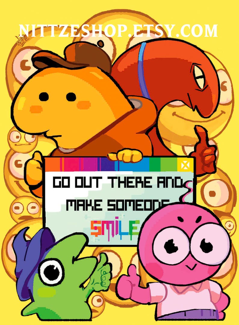 Smiling Friends Print - Etsy