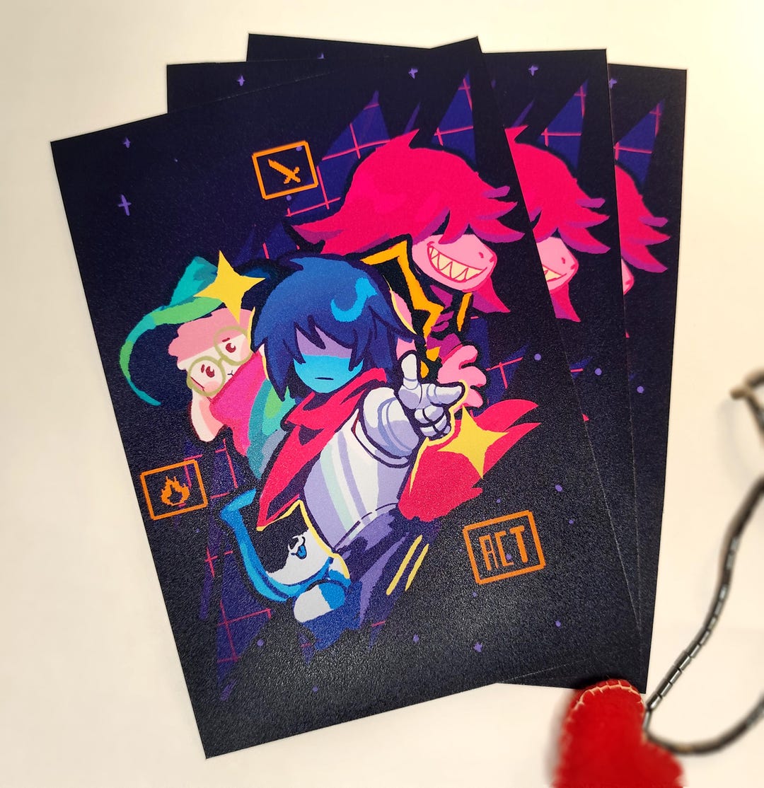 Deltarune Print: Matte A5 Luster Paper - Etsy