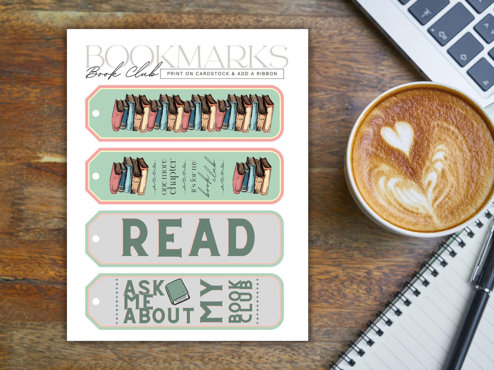 Book Club Kit: Printable Discussion Guide, Reading Tracker (digital ...