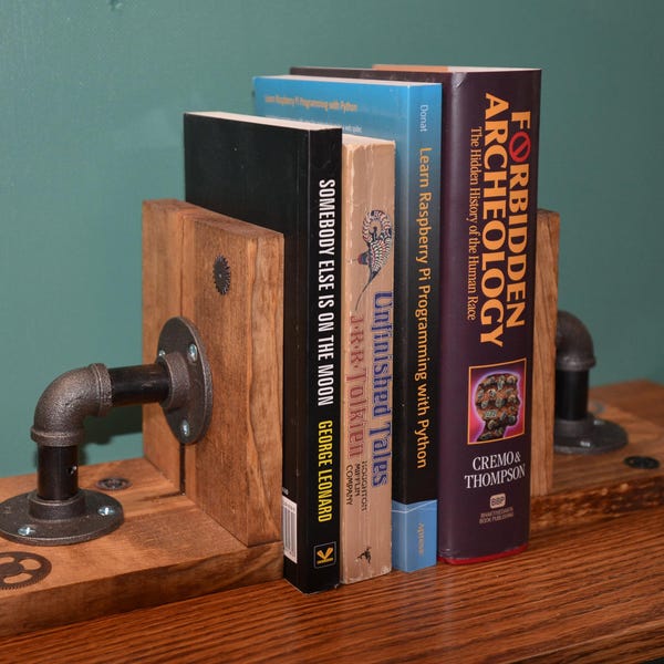 Pipe Bookends - Etsy