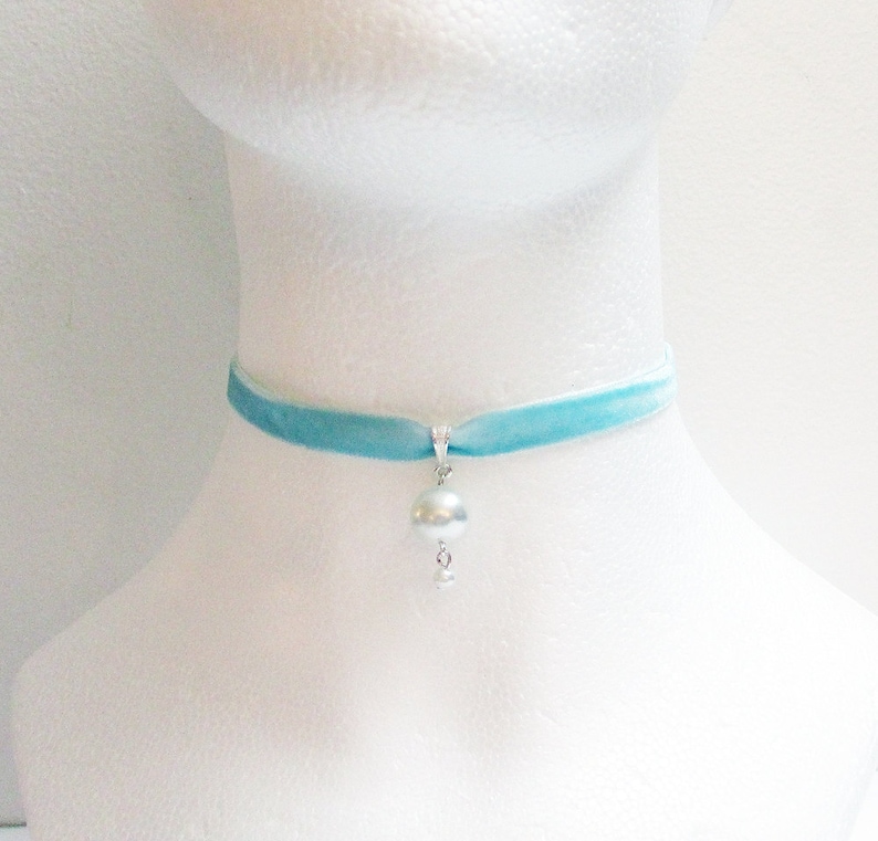 Choker, Black Choker, Pearl Choker, Velvet Choker, Wedding Necklace ...