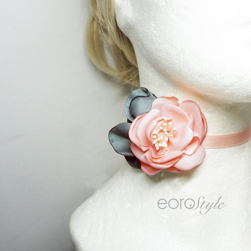 Flower Choker - Etsy