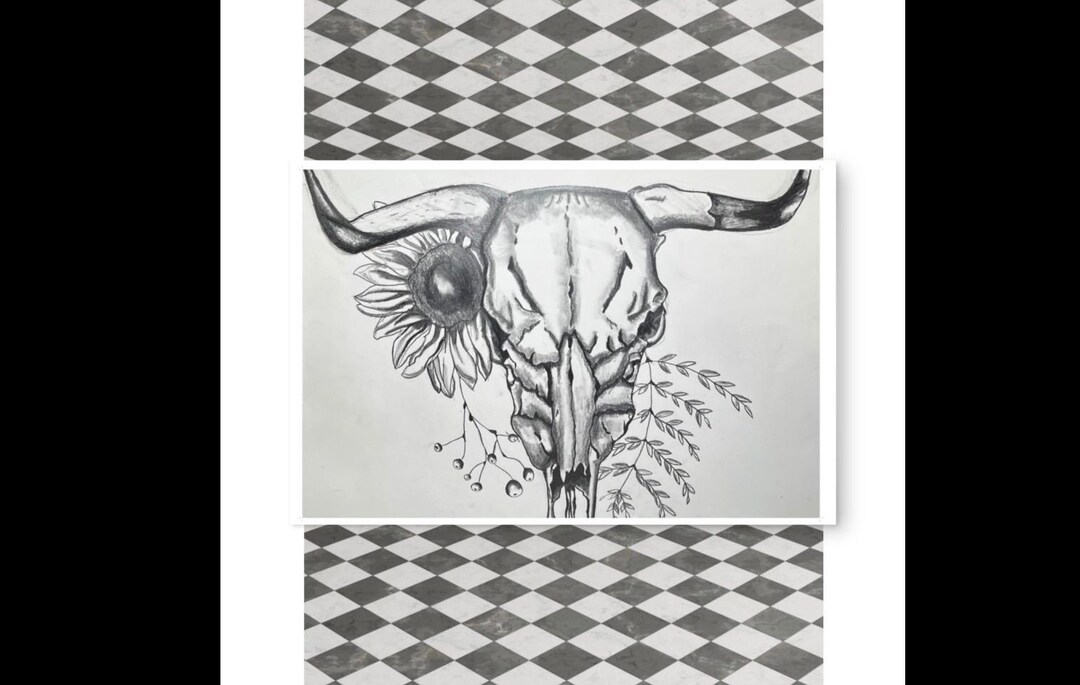 Unique Charcoal Drawing Prints - Procreate Stamps - Large Wall Art ...