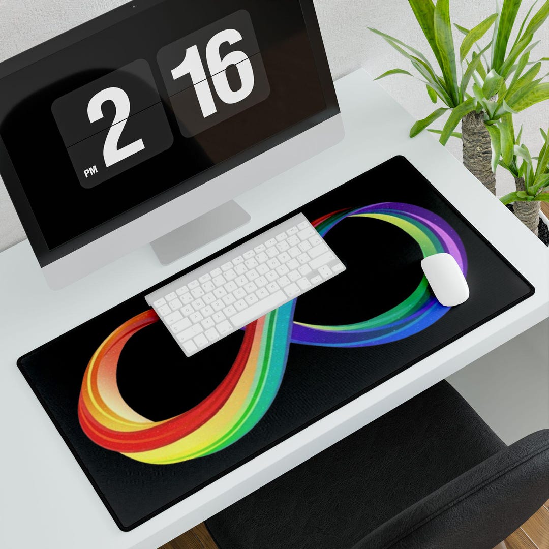 Neurodivergent Desk Mats, Autism Pride Office Accessories, Spectrum ...