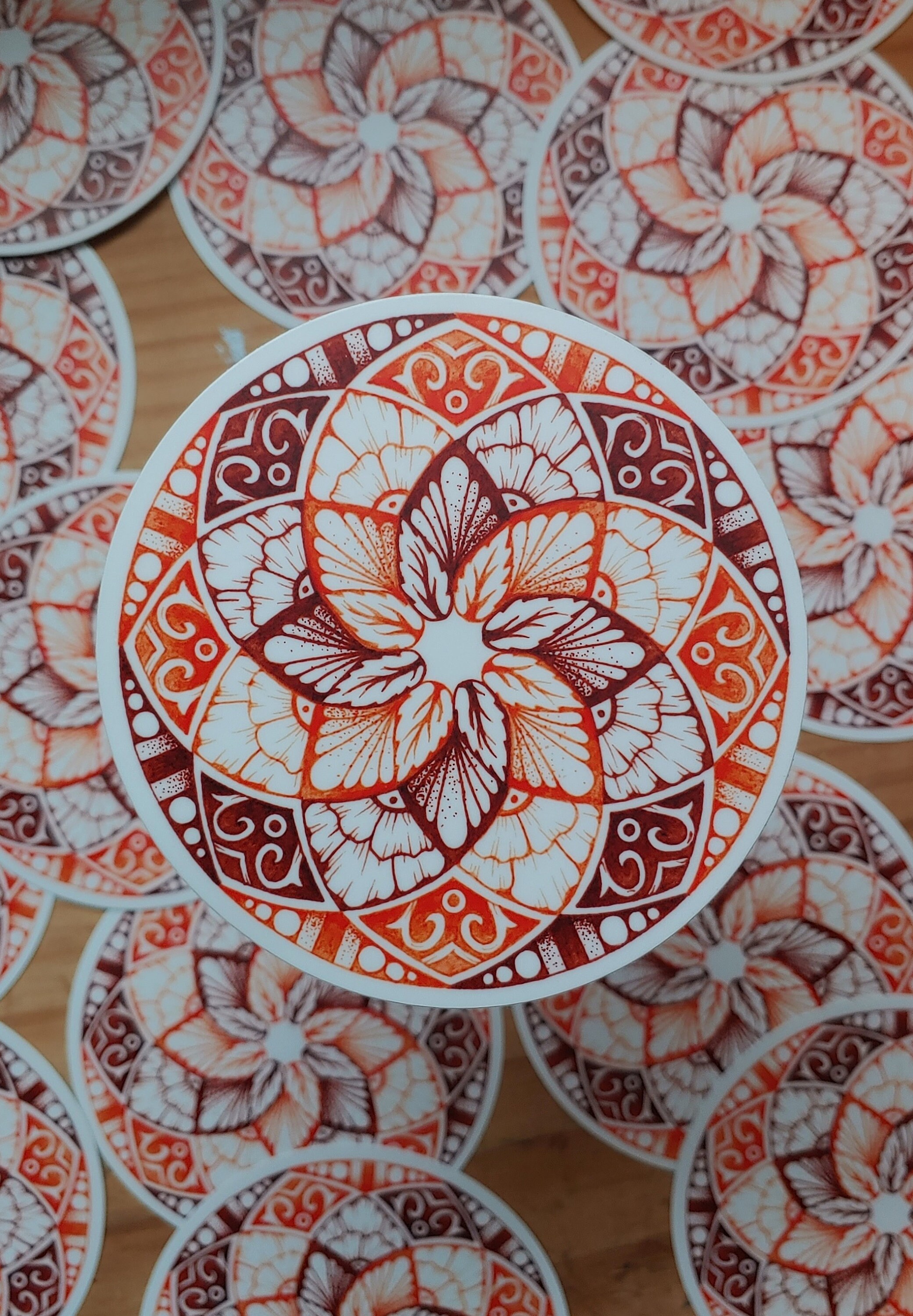 6pc. 4"x4" Mandala Sticker Variety Pack - Etsy