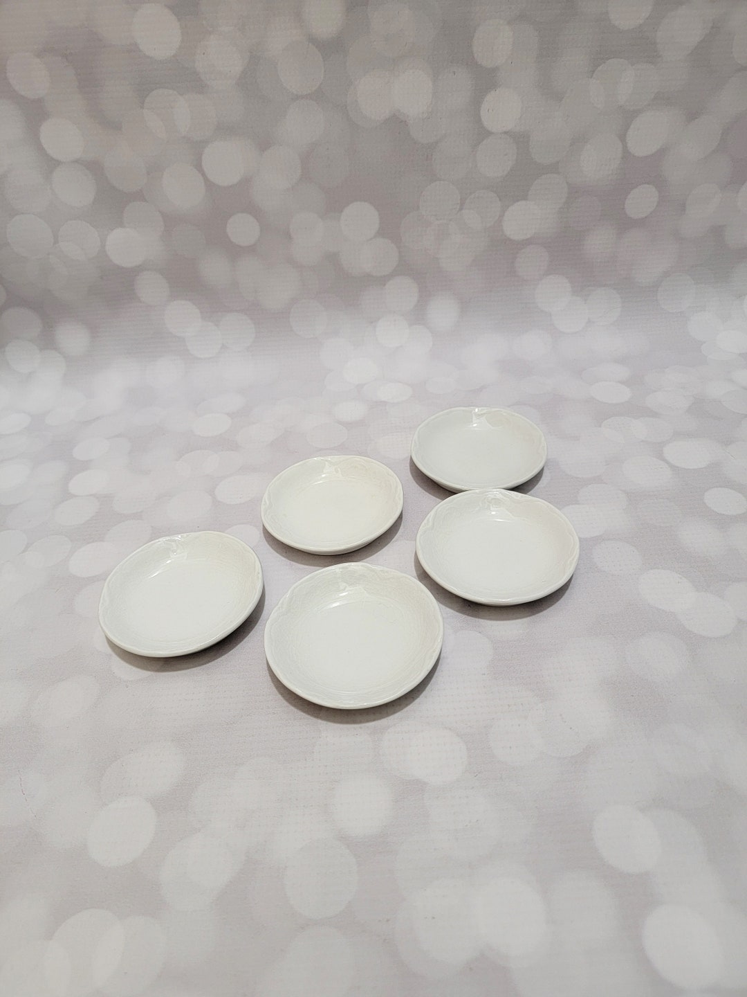 White Johnson Bros Butter Pats Set of 5 - Etsy