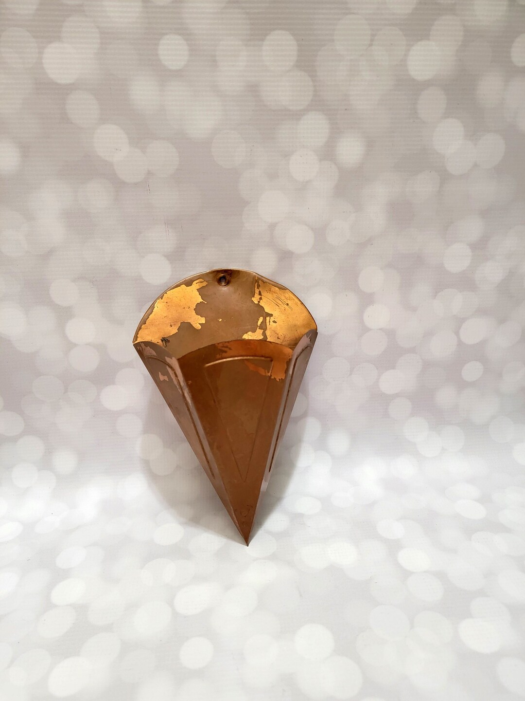 Vintage Copper Wall Pocket Dra Creations Made in California - Etsy