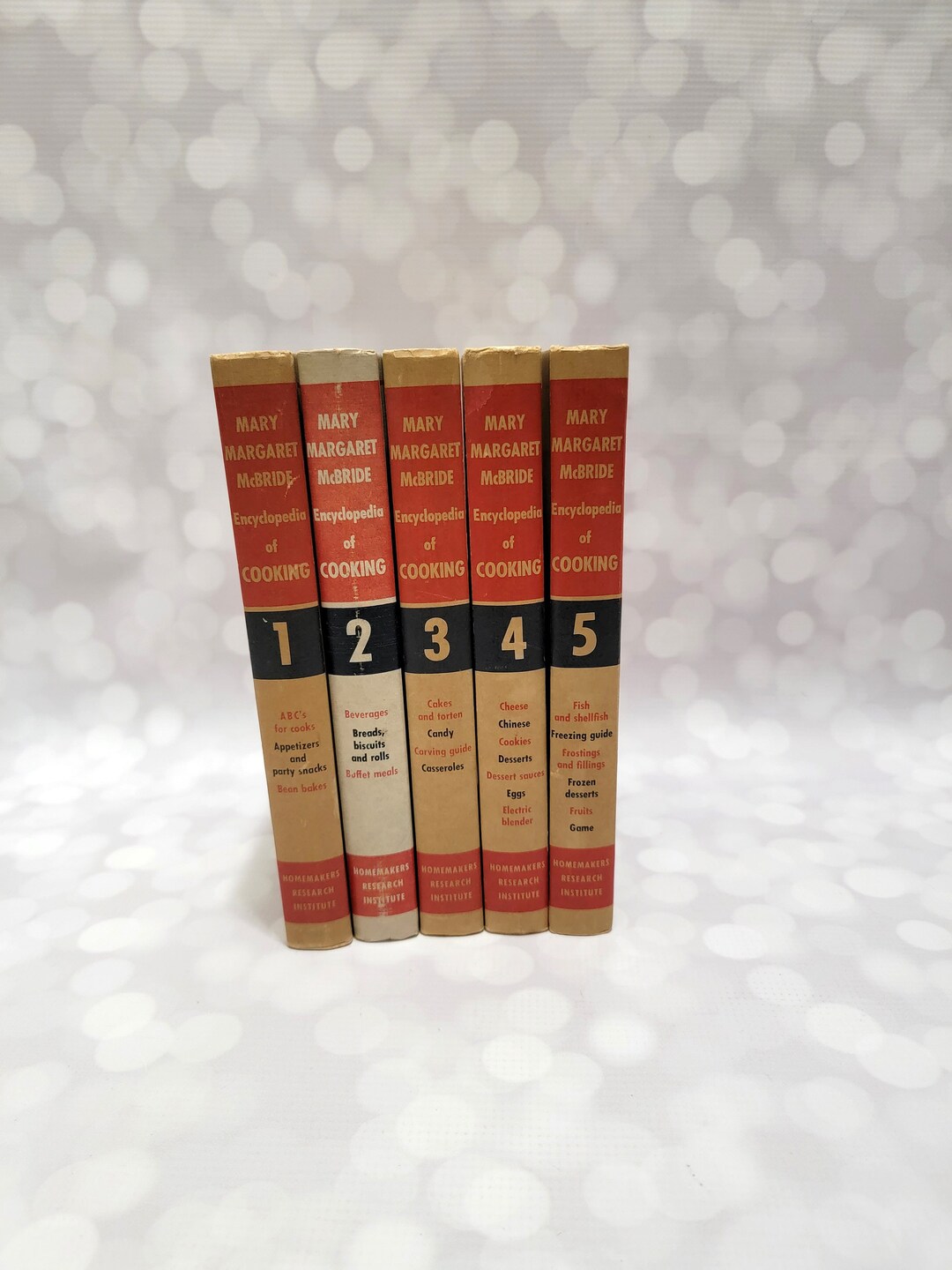 Mary Margaret Mcbride Encyclopedia of Cooking Volumes 1 to 5 - Etsy