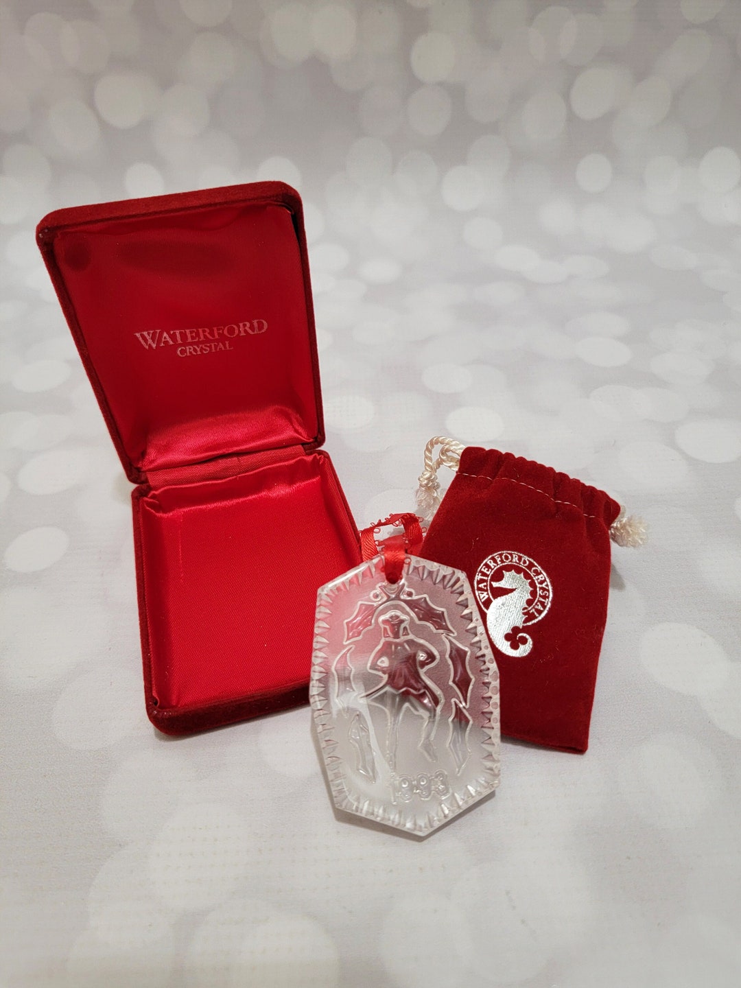 Ten Lords Leaping Waterford Crystal Ornament 1993 12 Days of Christmas ...