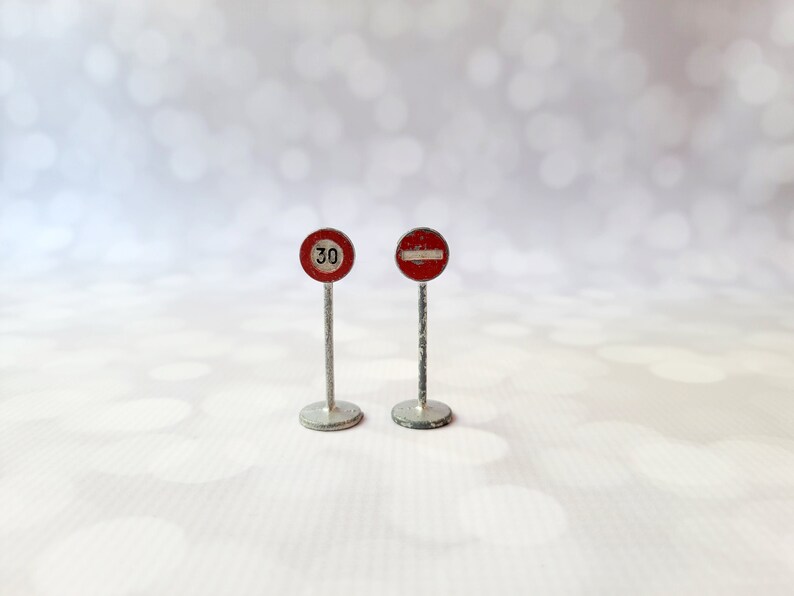 Miniature Road Signs Dinky Toys England - Etsy