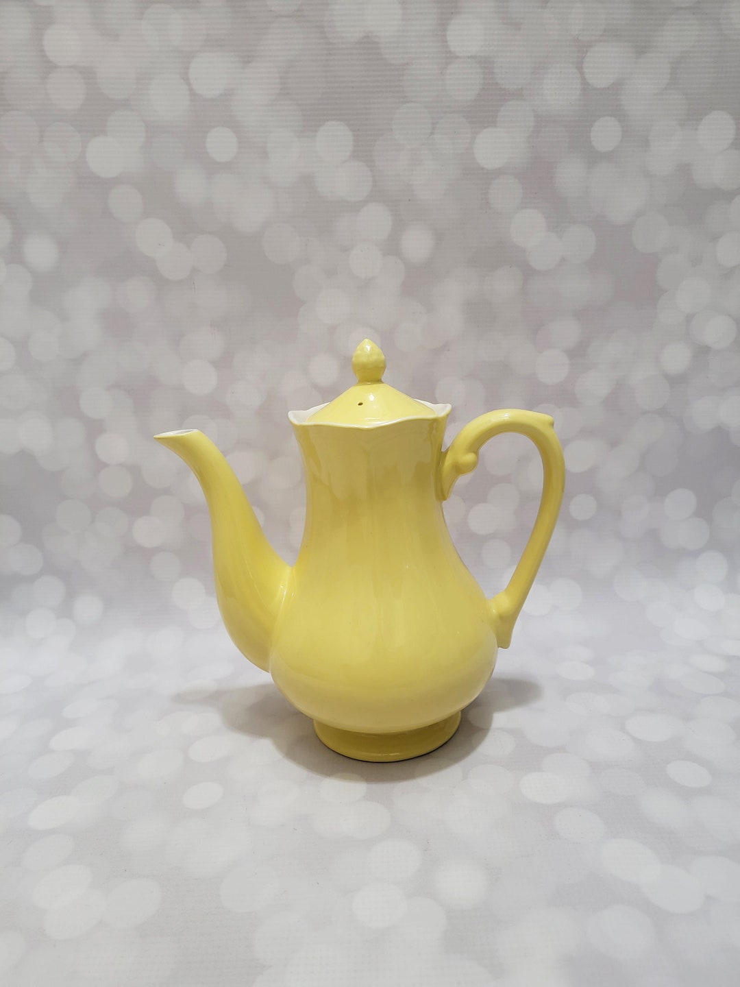 Yellow Ironstone Teapot Vintage Made in Japan - Etsy