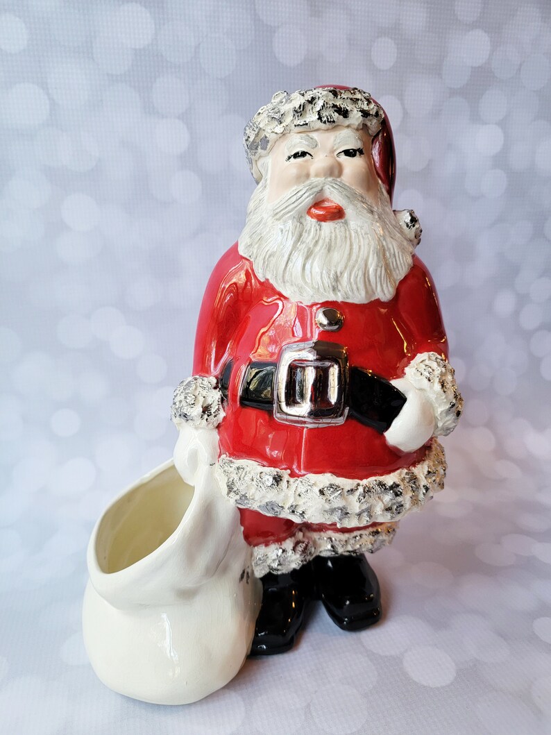 1948 Santa Planter Jamar Mallory Vintage Christmas - Etsy