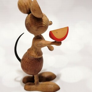 Vintage Wood Mice Made in Spain - Etsy