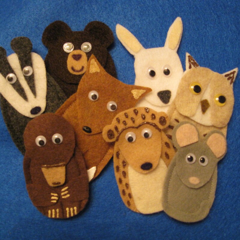 Felted Hand Puppet - Etsy