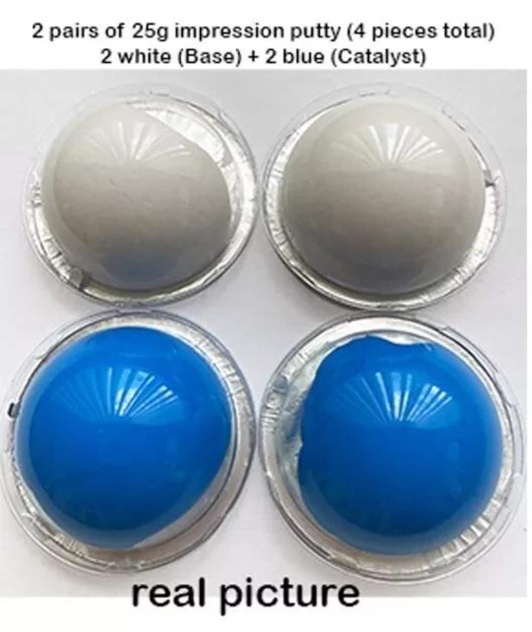 2 Sets Silicone Molding Dental Compound Kit Impression Putty ( 25g ) - Etsy
