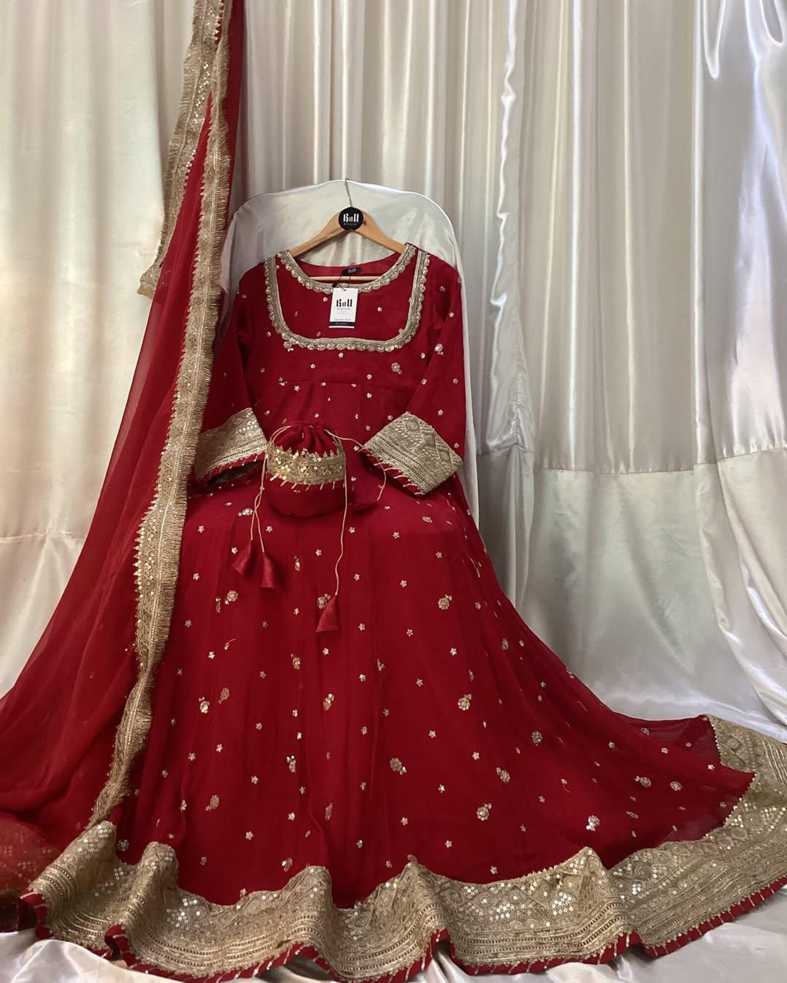 Custom Stitch Pakistan Indian Women Maxi, Designer Red Maxi,hand Made ...