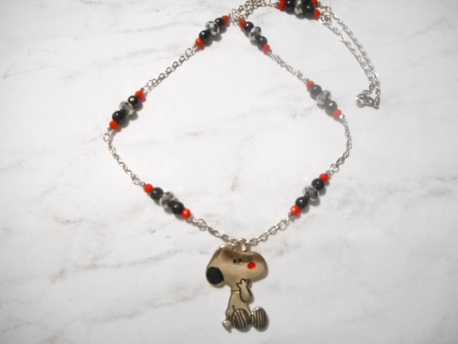 Adorable Metal Snoopy Chain Necklace 1 - Etsy Australia