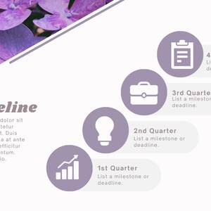 Lavender Business Presentation Template: Minimalist Design, 30+ Slides ...