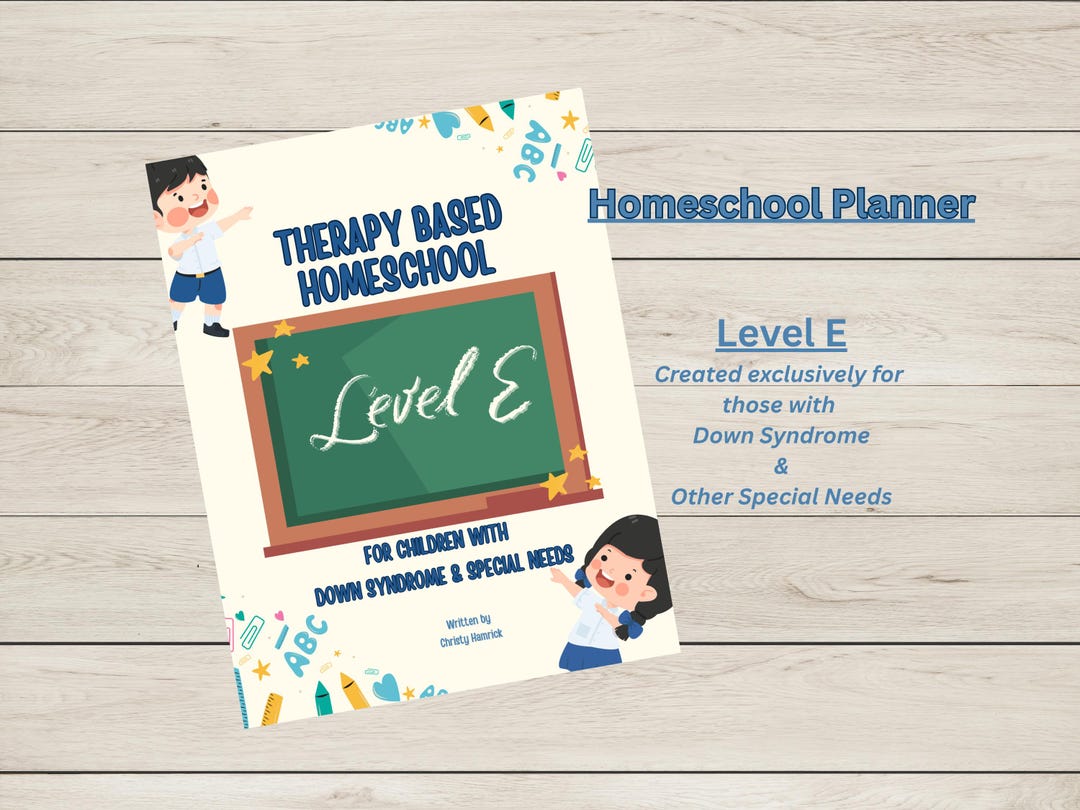Down Syndrome Homeschool Planner, Preschool Activities, Lesson Plans - Etsy