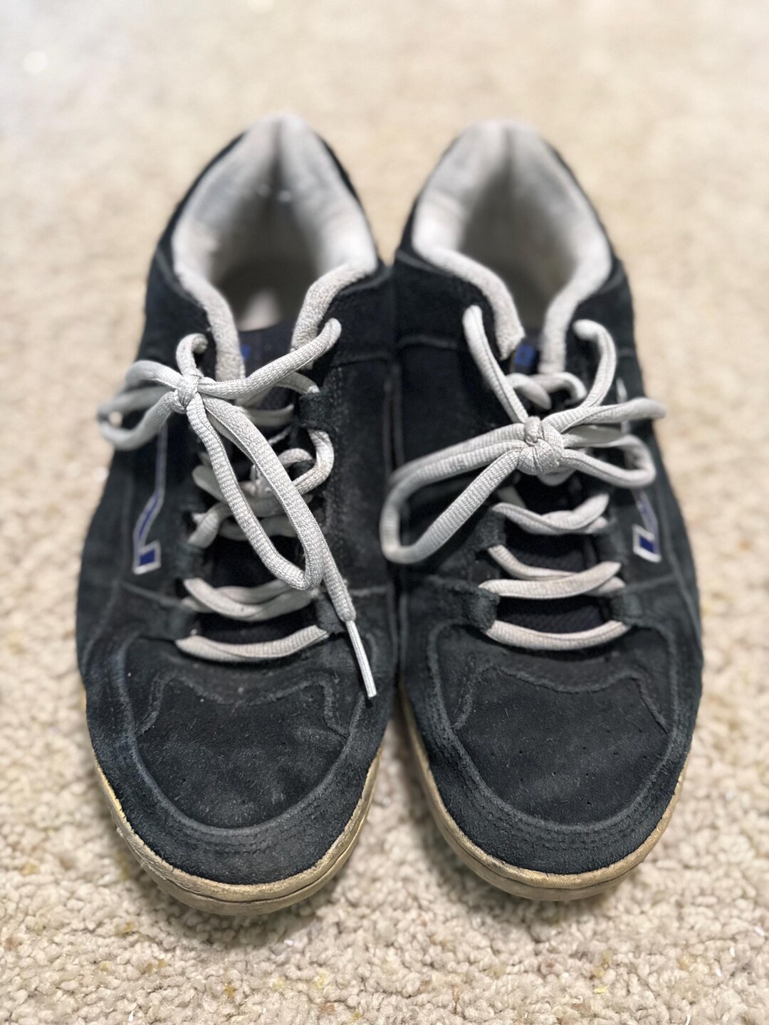 Vintage Vans Suede Camacho Model Mens 44 Skate Shoes Black Blue Y2K - Etsy