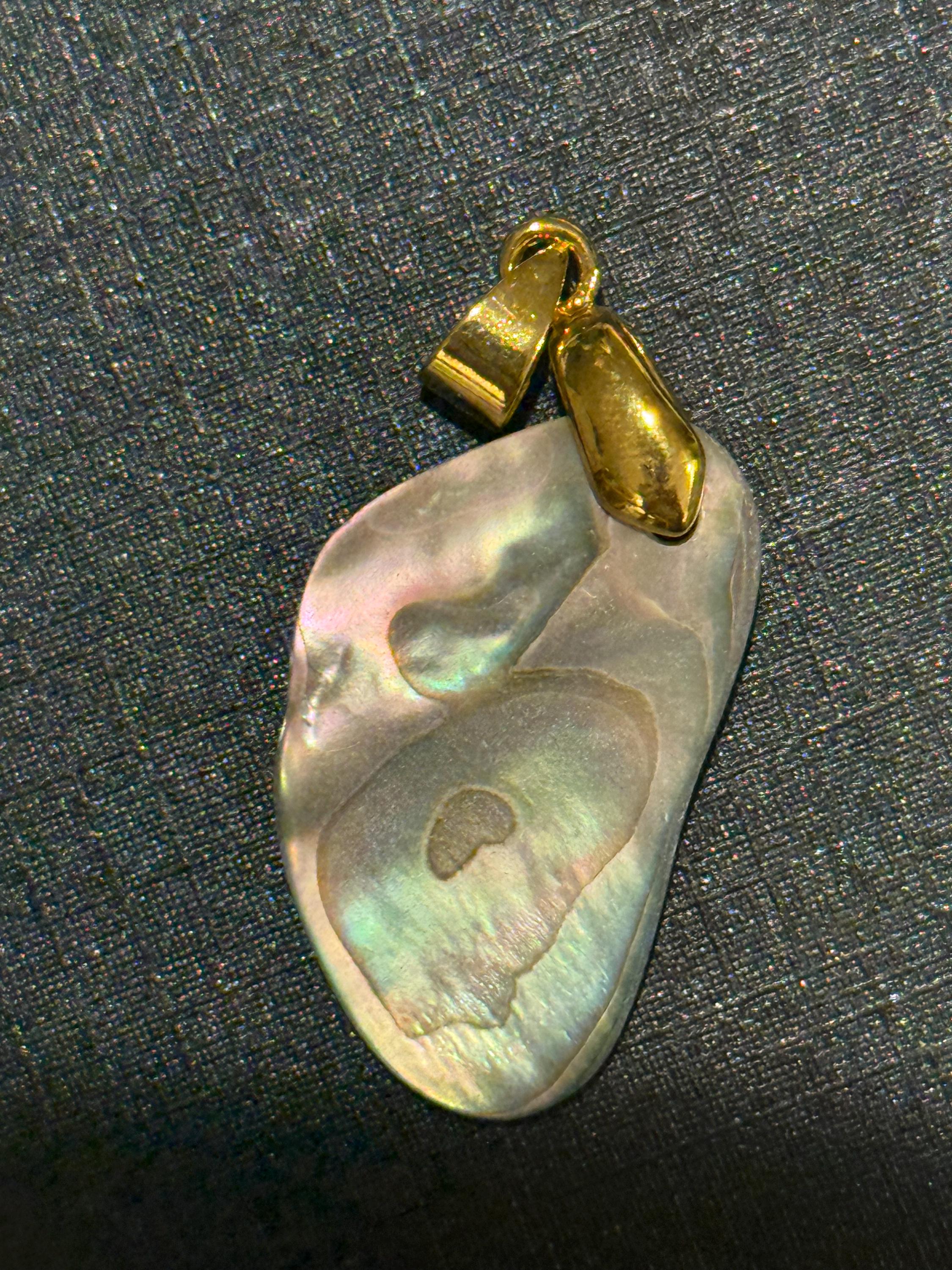Handmade Abalone Shell Necklace - Etsy