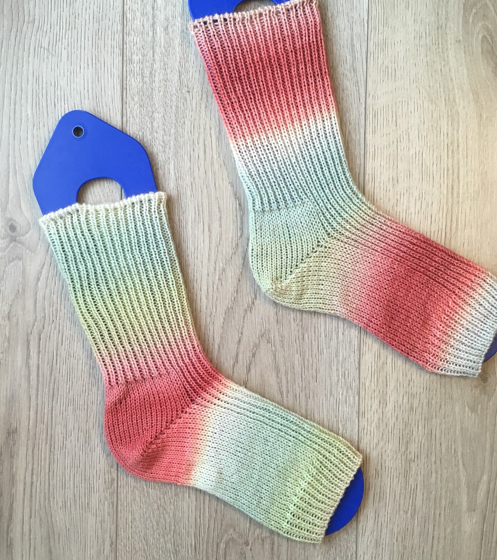 Spring Colors Pedi Socks Knitted Wool Socks Open Toe Socks - Etsy