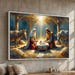 Nativity Scene Wall Art | Mary Joseph & Baby Jesus Canvas Poster ...