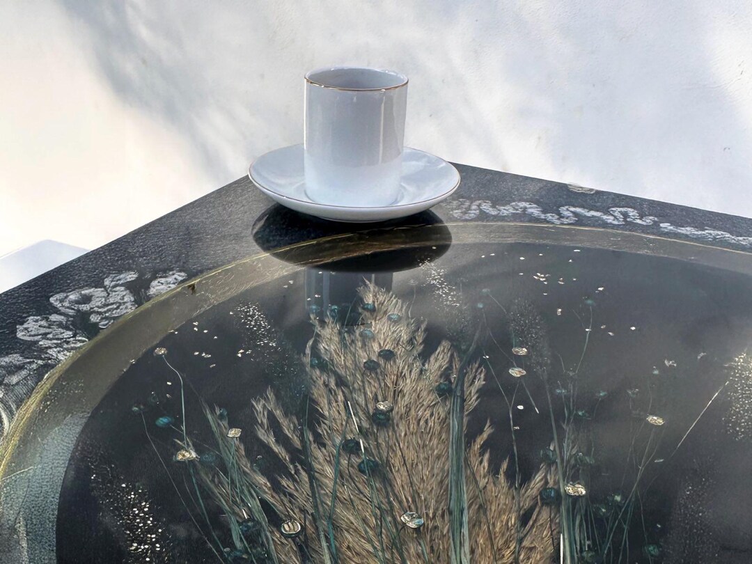 Marble Epoxy Resin Table : Eden’s Serpent - Etsy