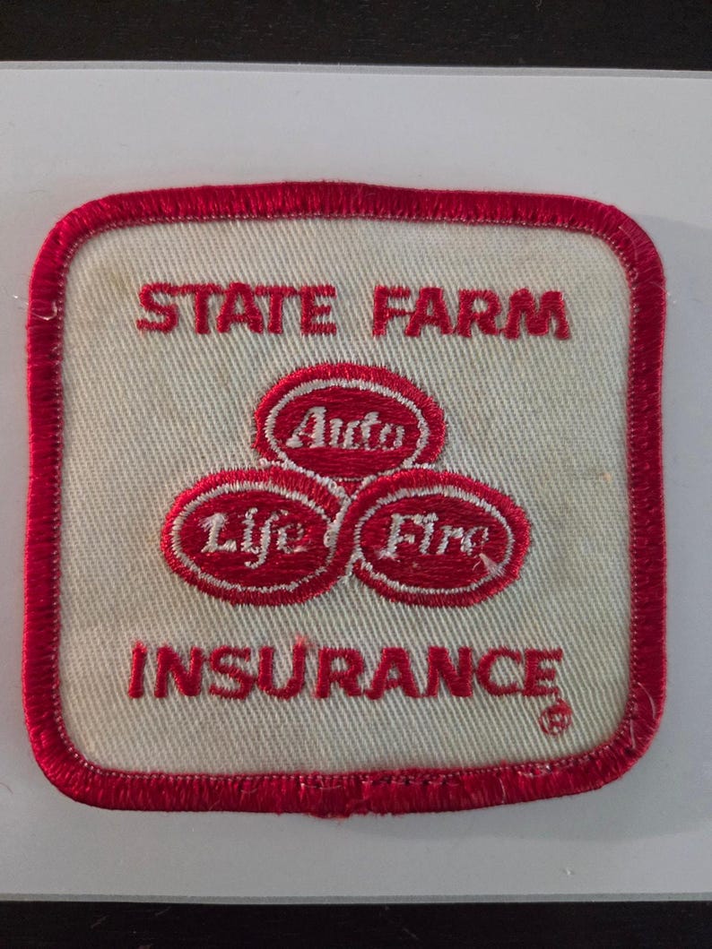 Vintage 1960s-70s State Farm Patch – Sew-on Uniform Emblem, Auto Life ...