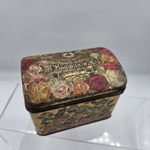 Russian Tin Box - Etsy