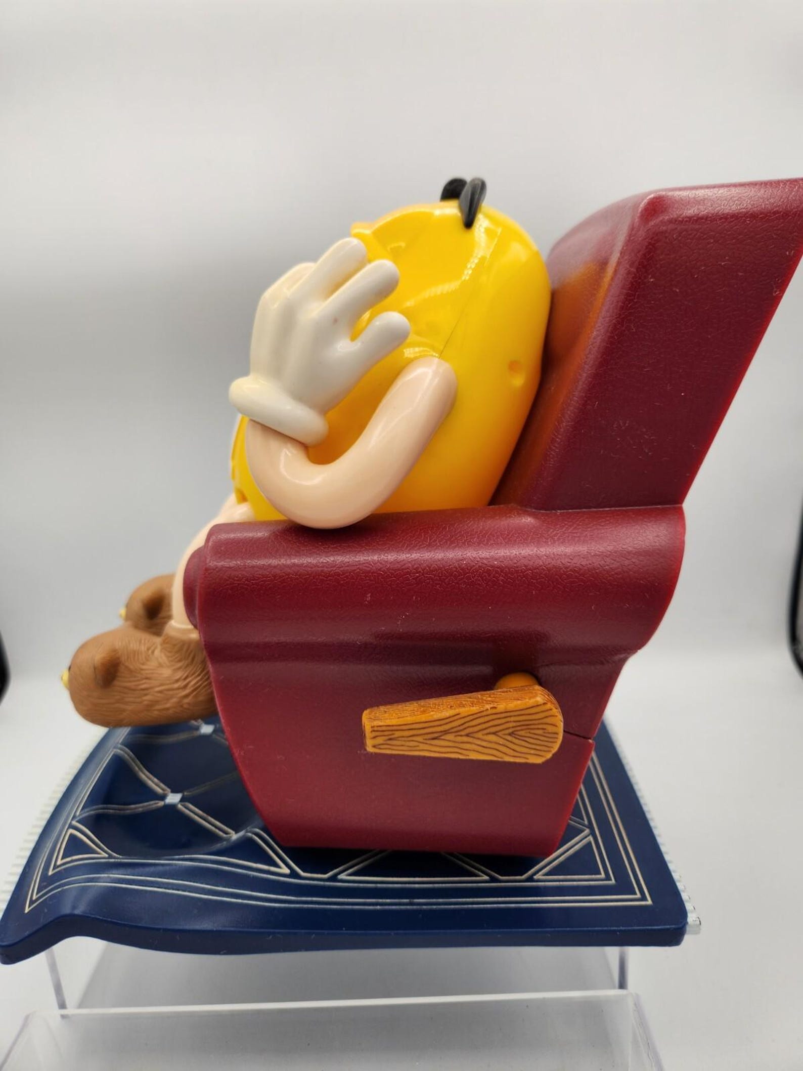 Yellow M&m's Candy Dispenser – Character in Red Chair With Bear ...