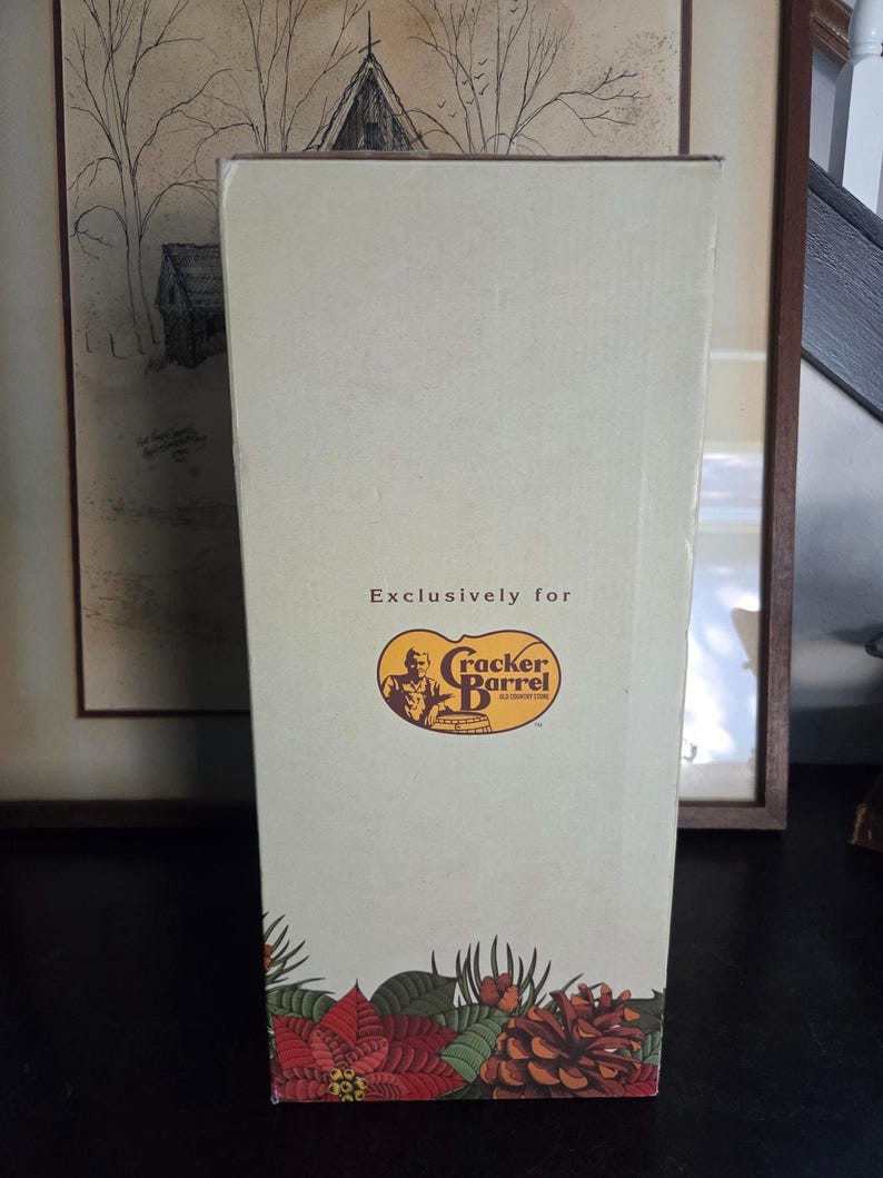 Cracker Barrel Crochet Angel Tree Topper | 16" Vintage Christmas Decor ...