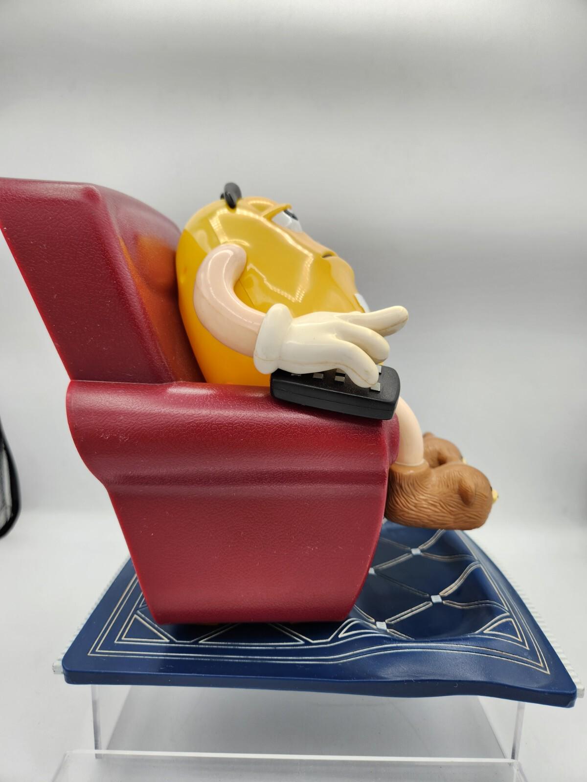 Yellow M&m's Candy Dispenser – Character in Red Chair With Bear ...