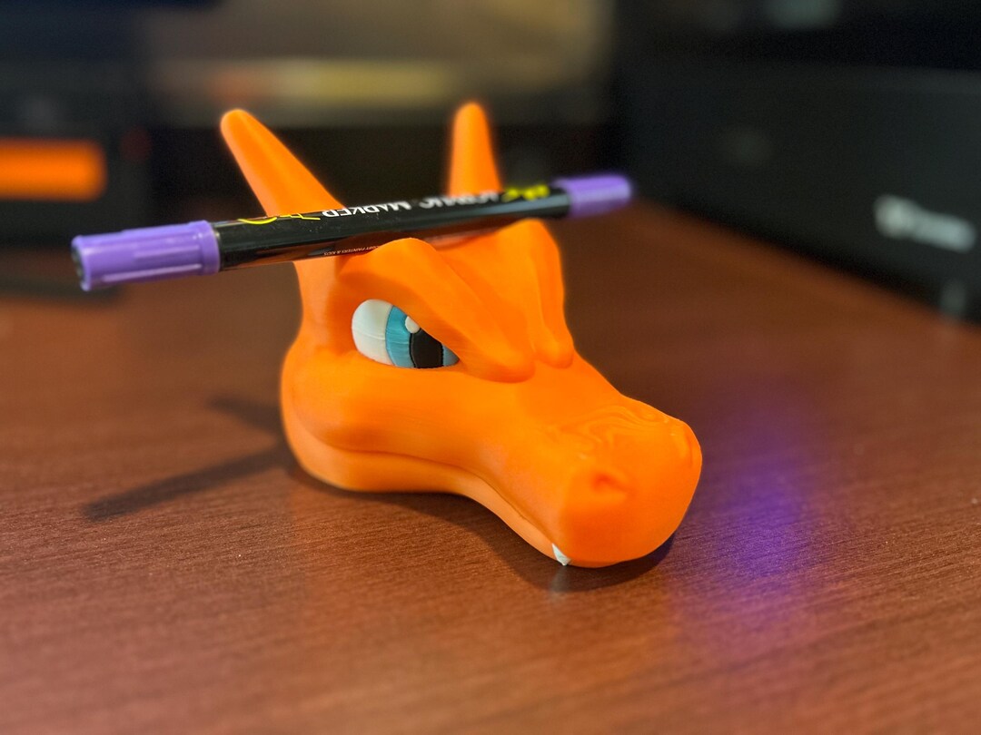 Charizard Pen Stand | Charizard Pencil Display, Charizard Pen Holder ...
