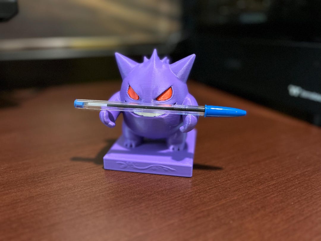 Gengar Pen Stand | Gengar Pencil Holder, Gengar Pen Display, Gengar ...