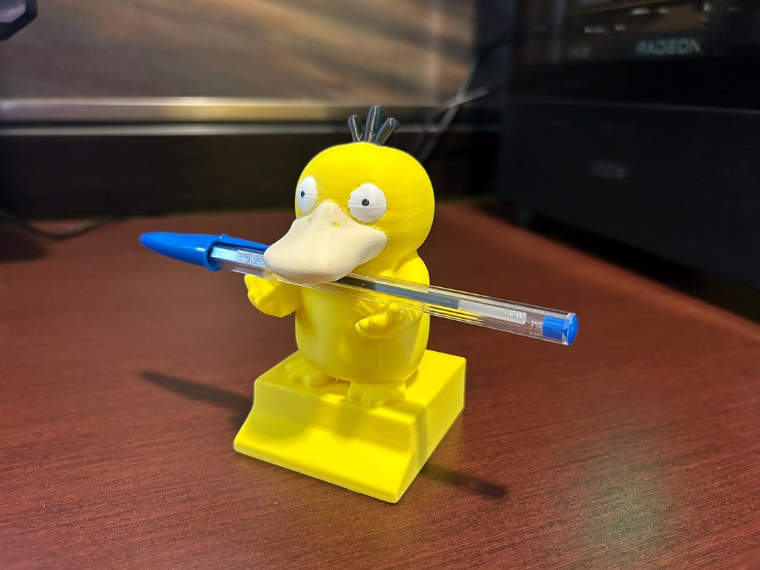 Psyduck Pen Stand | Psyduck Pencil Display, Psyduck Pen Holder, Psyduck ...