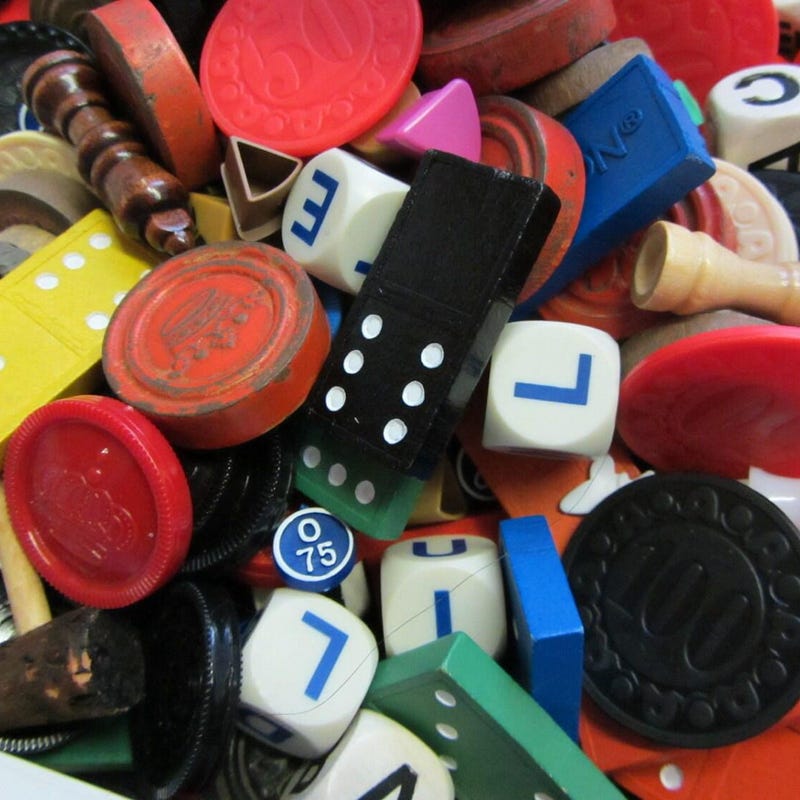 Bulk Vintage Game Pieces - Etsy