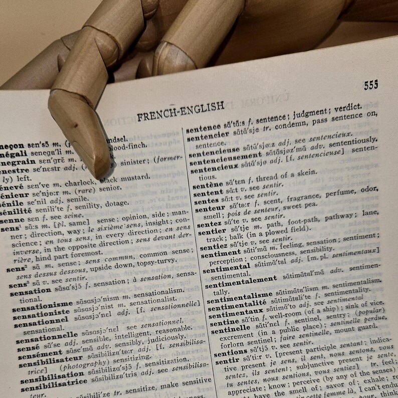 Vintage Dictionary Page Ephemera Bundle: 40+ Antique Paper Sheets for ...