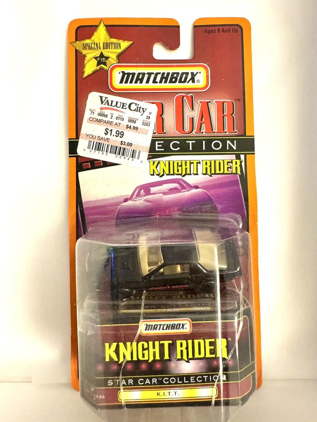 1998 Matchbox Star Car Collection Knight Rider K.I.T.T. 1:64 Diecast ...