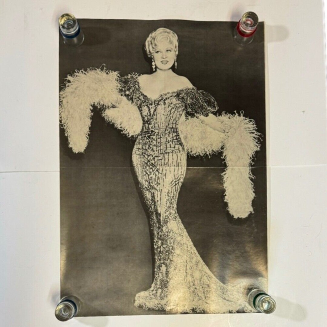 Vintage Original Mae West Poster Print 24x16 Vintage Hollywood Small ...